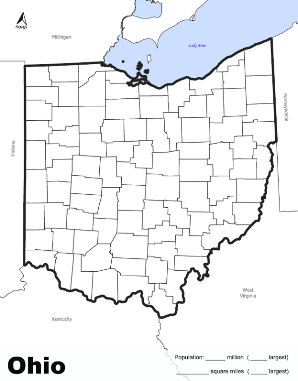 Ohio - StateMaps.net